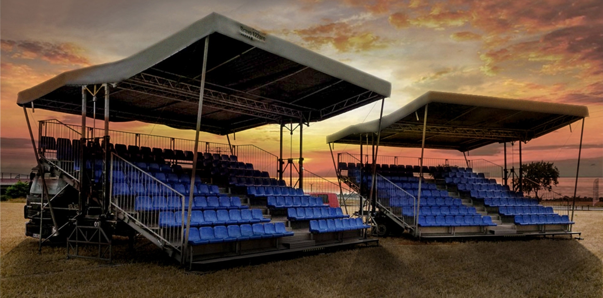 Bravo 122pro - Mobile Tribüne – Das Original direkt vom Hersteller